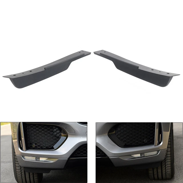 FRONT BUMPER LOWER Air Deflectors Skirts Baffle Fit Jaguar F-Pace 2016 ...