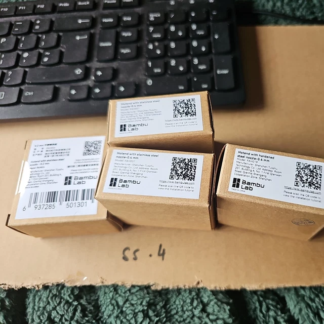 BAMBU LAB BAMBULAB hotend Nozzle for A1 Series A1 and A1 Mini x 5 £39. ...