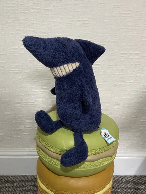 RETIRED JELLYCAT SHARK I Am Toothy Shark With Original Tags size large ...