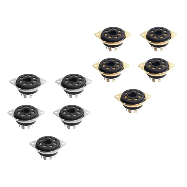 HIGH-QUALITY 8PIN VACUUM Tube Socket Octal for KT66 KT88 6SL7 6SN7 6V6 ...