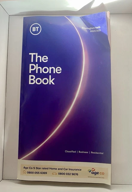 BT THE PHONE Book Birmingham North 2020/21 £10.00 - PicClick UK