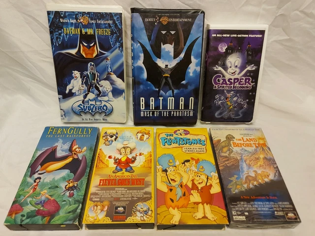 LOT DE (7) films VHS dessins animés The Land Before Time Ferngully The ...