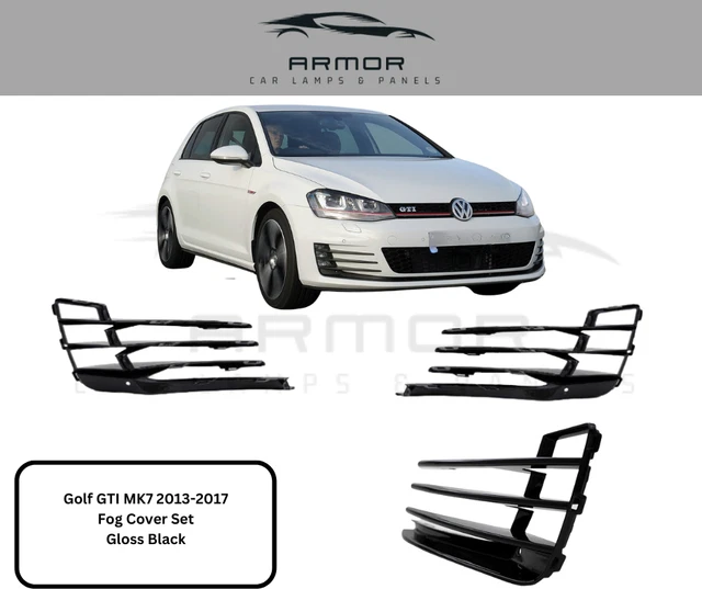 VW GOLF MK8 GTI GTD GTE R LINE 2020- Front Lip Splitter Spoiler Gloss