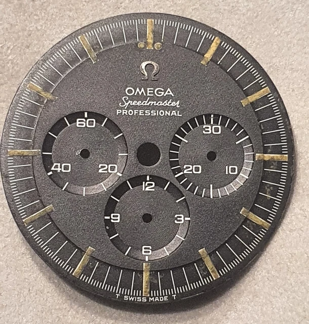 DIAL OMEGA SPEEDMASTER pre moon 321 105012 145012 1963 1964 1966 1965 ...