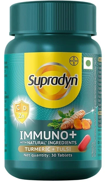 SUPRADYN IMMUNO +, Multivitamin, Natural immunity booster with Vit C 30 ...
