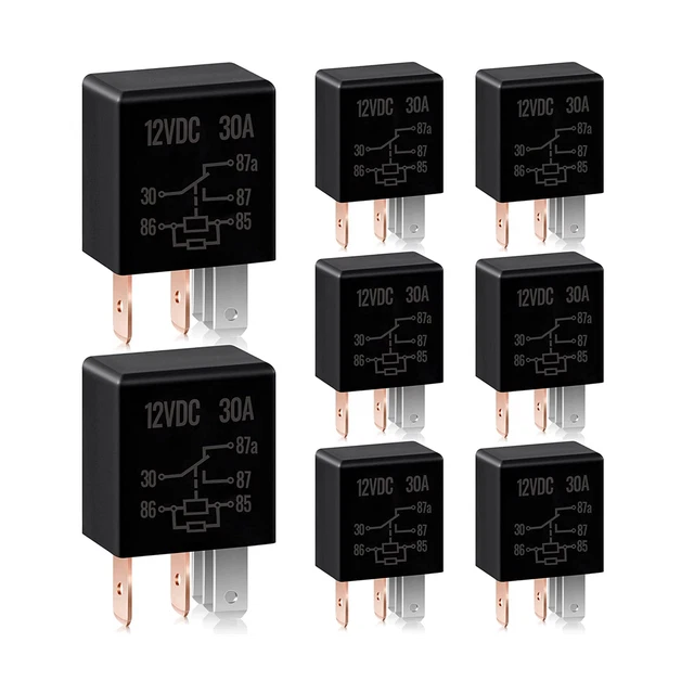 RELAIS 5 BROCHES 12V 30A Relais Multi Relais Automobile Relais Robuste ...