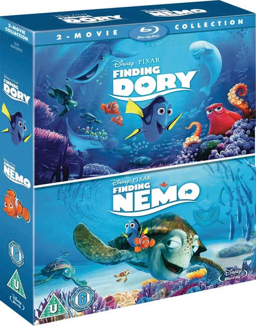 Finding Nemo Finding Dory 2 Movie Collection Blu Ray Boxset [a B C] £