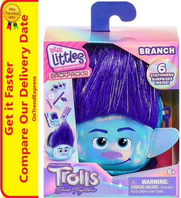 NEW REAL LITTLES Trolls Band Together Branch Backpack $28.90 - PicClick AU