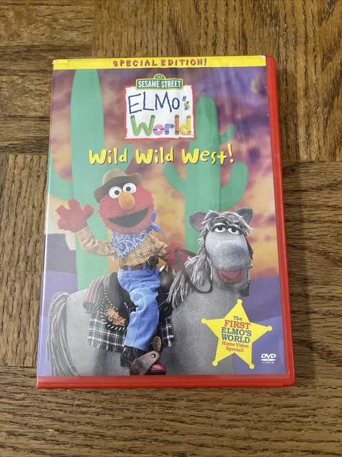 NEW SESAME STREET Elmo's World Wild Wild West! (VHS, 2001) Video Tape ...