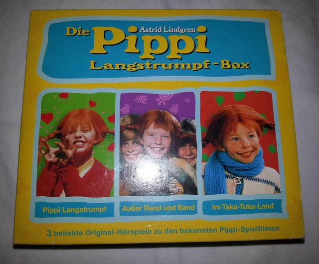 DIE PIPPI LANGSTRUMPF Box - Astrid Lindgren - 3 CD Hörspiele EUR 8,00 ...