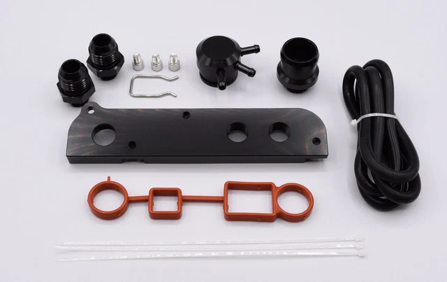 PCV FIX CRANKCASE ventilation dash10 tank for VW Audi Seat 2.0 TFSI TSI ...