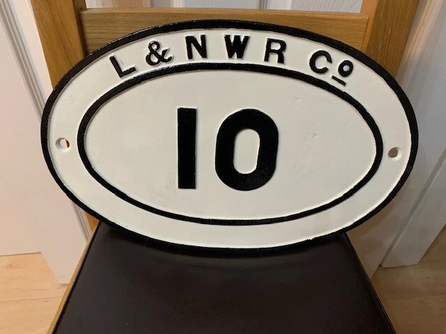 LONDON & NORTH Western Railway Cast Iron Bridge Plate - "L&NWR Co 10" £ ...