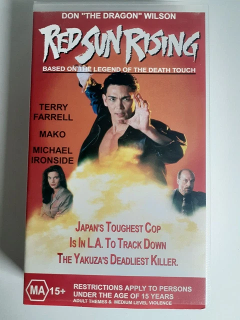 VHS VIDEO CASSETTE Tape RED SUN RISING Don The Dragon Wilson, Legend ...