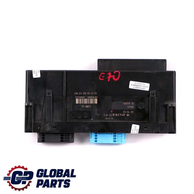 BMW X5 SERIES E70 ECU Body Control Module Junction Box PL4 JBBFE II ...