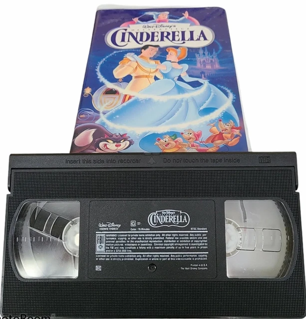 WALT DISNEY’S MASTERPIECE: Cinderella (VHS, 1995, Clamshell) (VHS 5265A ...