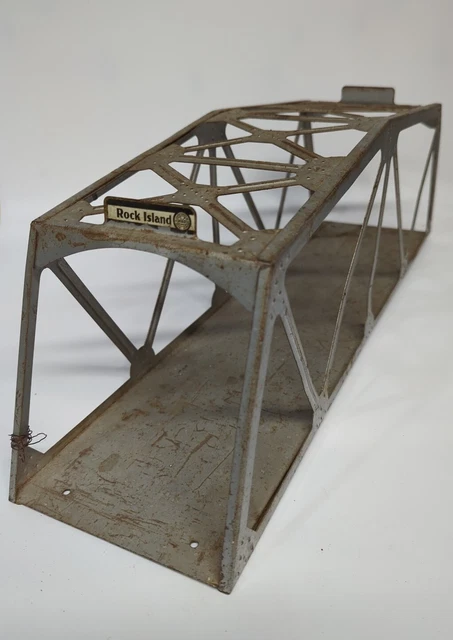 VINTAGE MARX ROCK Island Train Trestle Bridge 18" O Scale Track. C2 $79 ...