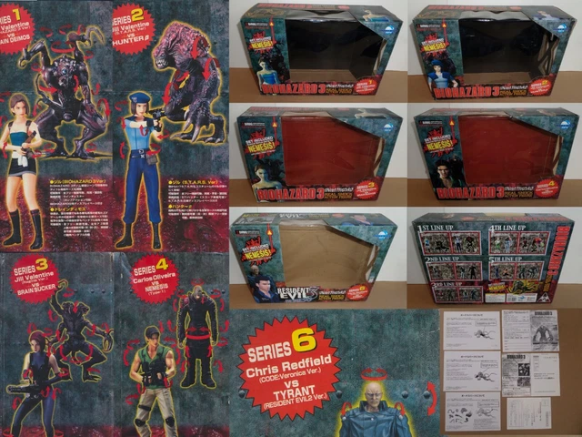 MOBY DICK RESIDENT EVIL Biohazard figures BOXES ONLY Mr X NEMESIS ...