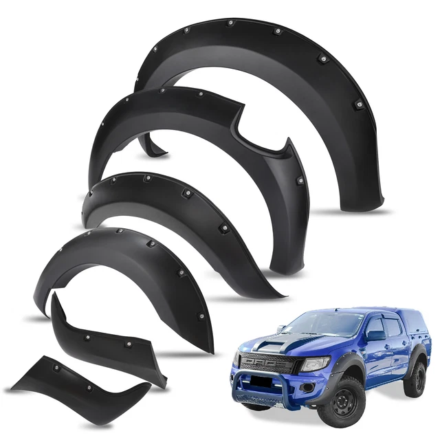 30MM BREITER KOTFLÜGELVERBREITERUNG Radlauf Zubehör für Ford Ranger 2012-2014 T6 EUR 259,99 ...