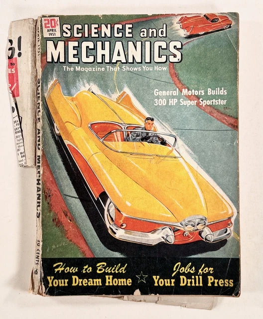1951 APR SCIENCE & MECHANICS Divining Rods SMALL PLANES geothermal ...