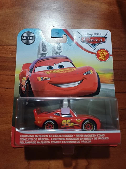 DISNEY PIXAR CARS Lightning McQueen as Easter Buggy 2021 Mattel READ ...