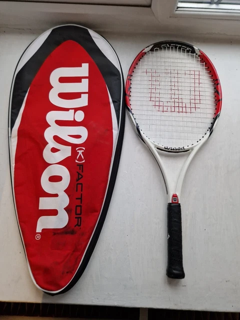WILSON K FACTOR Bold Lite Tennis Racket with Case £25.00 - PicClick UK