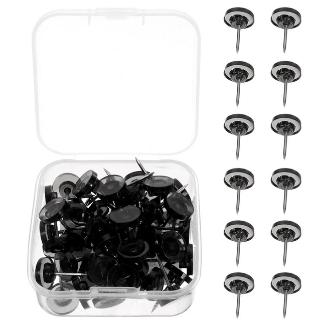 BULLETIN TACKS DECORATIVE Thumb Push Pins Thumbtacks for Hanging $17.59 ...