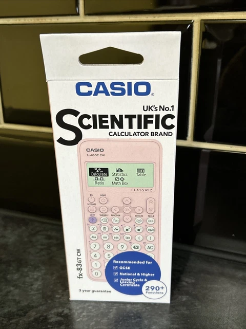 CASIO FX-83GT CW Pink ClassWiz Scientific Calculator New £8.31 ...