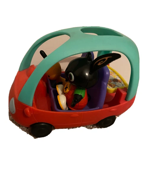 CBEEBIES BING BUNNY Red Toy Car With Bing And Flop Figures £0.99 ...