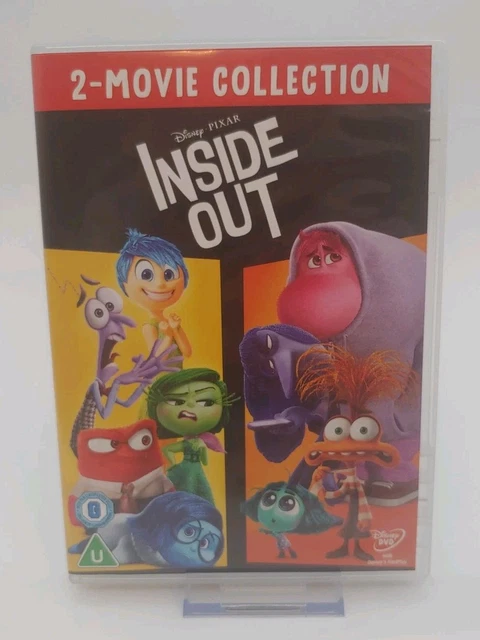 INSIDE OUT: 2-MOVIE Collection [U] DVD Film Boxset Pixar Inside Out 1-2 ...