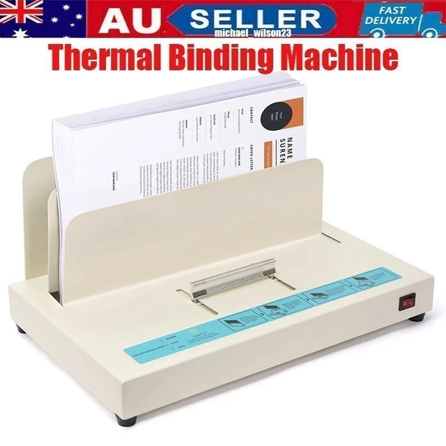 THERMAL BINDING MACHINE Thermal Book Binder 500 Sheets Set A3 A4 A5 ...