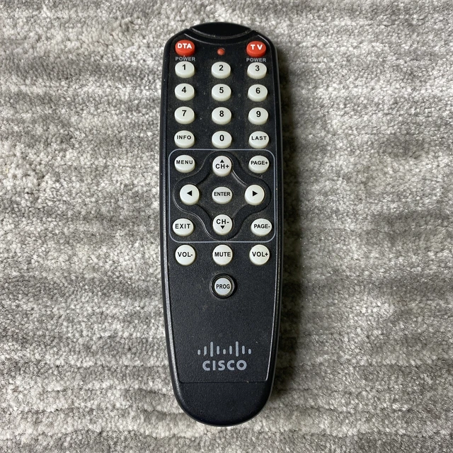 CISCO REMOTE CONTROL HDA-RF2.2 for DTA 170HD 270HD Works Tested $9.99 ...