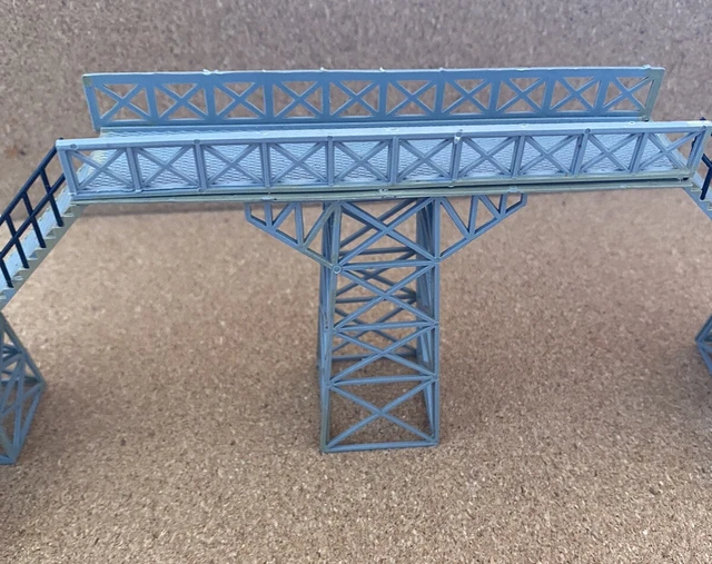 OO GAUGE PEDESTRIAN Footbridge Railway Layout Scenery Bridge EUR 1,15 ...