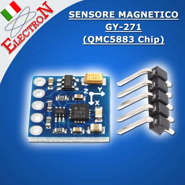 3 Axis Magnetic Sensor Gy 271 Qmc5883 Chip Digital Compass Compatible Hmc5883l £286 Picclick Uk 
