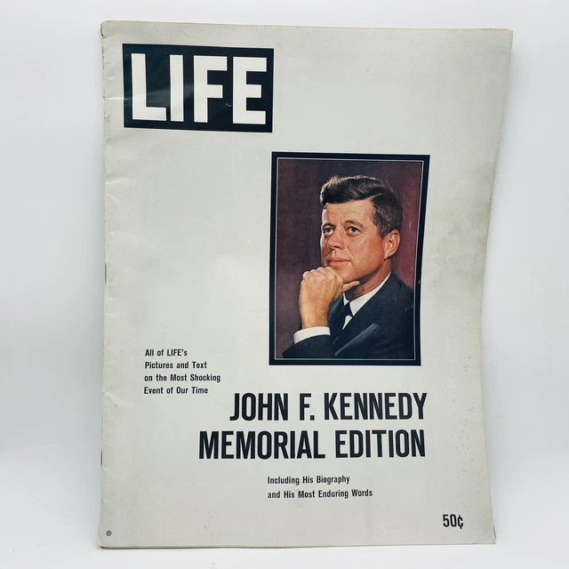 VINTAGE LIFE MAGAZINE John F Kennedy Memorial Edition 1963 JFK ...