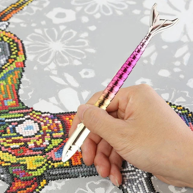 5D DIAMOND PAINTING Point Drill Pen DIY Craft Pick Up Rhinestones Tools ...