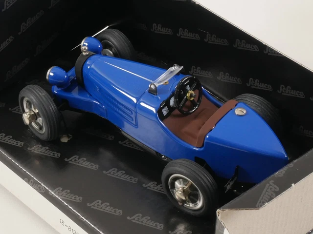 SCHUCO 01740 BUGATTI Type 35 Studio IV Clockwork Sheet Metal Mint ...