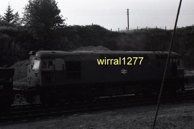 ORIGINAL RAILWAY PHOTOGRAPHIC negative Class 26 26043 at Kyle £3.25 ...