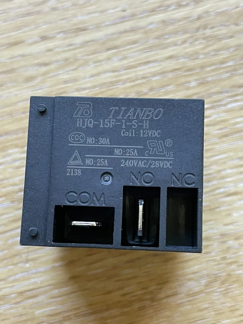 12V RELAY 4 Pin TIANBO HJQ-15F-1-S-H £8.99 - PicClick UK