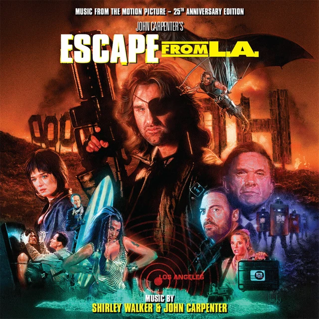 ESCAPE FROM L. A.25th Anniversaire Bande Sonore CD John Carpenter Mint ...
