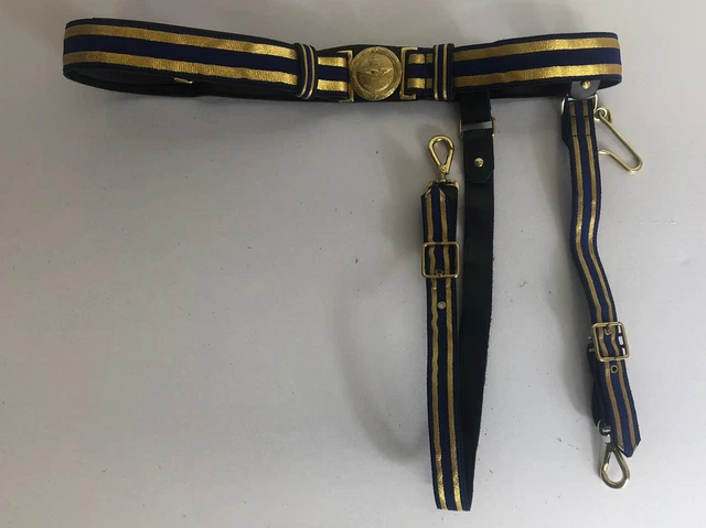 BRITISH ROYAL AIR Force RAF Officers Sword Belt and slings (size ...