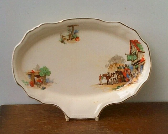 VINTAGE (1940'S) ALFRED Meakin 'Coaching scenes Design' Porcelain ...
