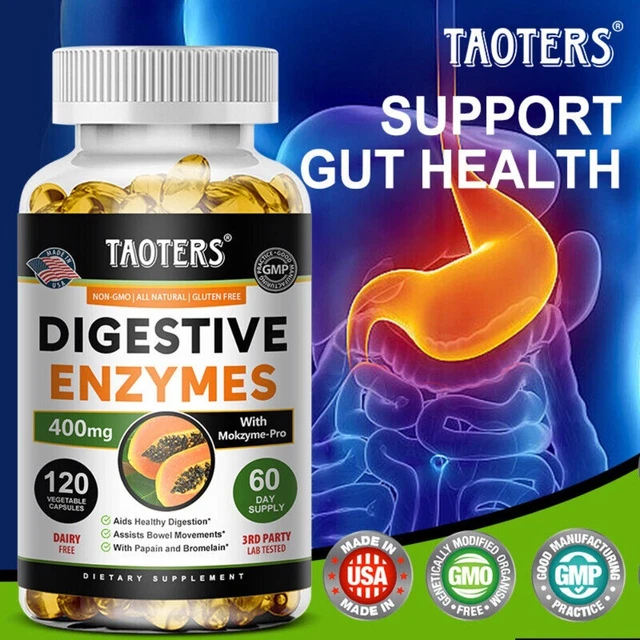 ADVANCED ENZYMES + Prebiotics, Probiotics -Regulation, Digestive ...