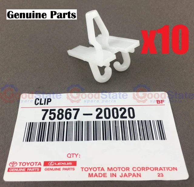 GENUINE TOYOTA LANDCRUISER HJ61 Door Rocker Panel Side Moulding Clip ...