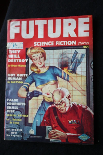 FUTURE SCIENCE FICTION Magazine No.6 Vintage 1950s British Edition ...