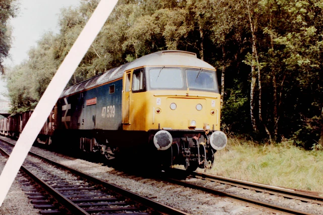 35MM NEGATIVE BR BRITISH RAIL DIESEL LOCO Class 47 47539 "Rochdale Pioneers" £3.99 - PicClick UK