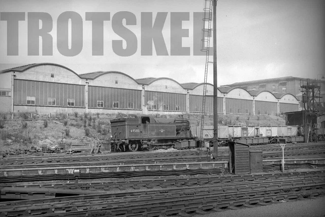 LARGER NEGATIVE BR British Railways Steam Loco 69580 Class N2 Kings ...