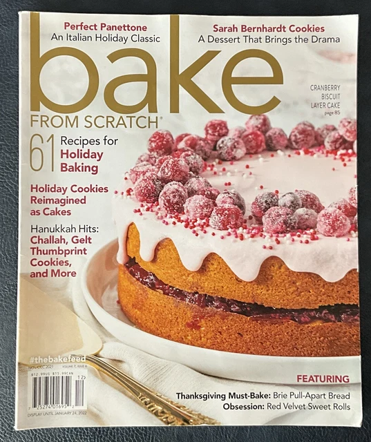MAGAZINE BAKE FROM Scratch, 61 recettes pour la cuisson des vacances ...