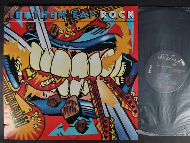 LET THEM EAT Rock SCORPIONS JUDAS PRIEST GRIM REAPER SHY WHITE WOLF ...