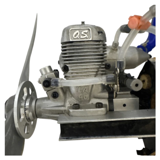 OS LA46 RC Engine for RC Airplane with 4L Fuel - Used RC Model Parts £ ...