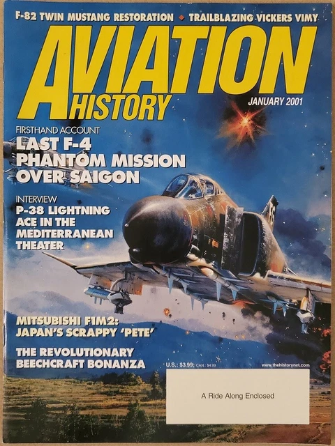 AVIATION HISTORY MAGAZINE - 2001 COMPLETE YEAR $35.95 - PicClick